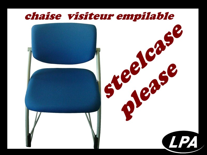 chaise empilable steelcase please - Chaise - Mobilier de bureau : LPA