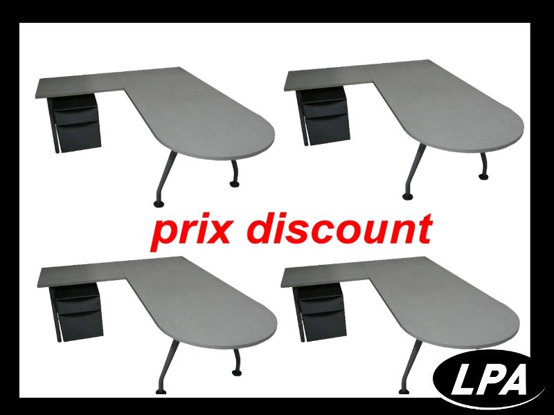 lot de 4 bureaux à prix discount - Lots mobilier de Bureau - Mobilier ...