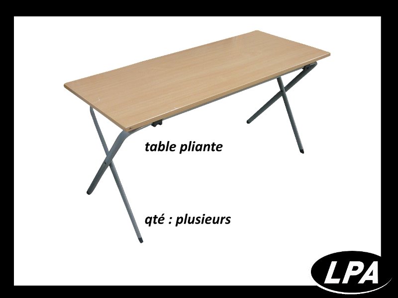 table pliante - table pliante, basculante et modulaire - Mobilier de ...